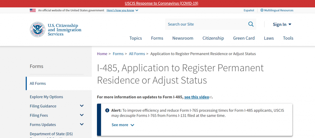 How To File Form I 485 The Complete Guide