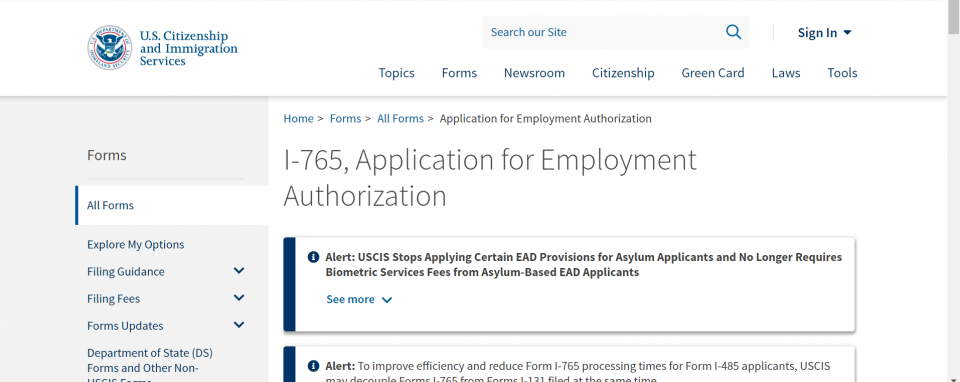 How to get an EAD (Employment Authorization Document)- Complete Guide ...